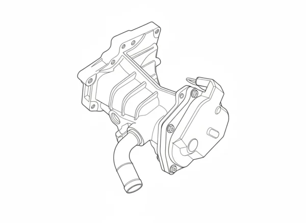 EGR VALVE GENUINE IVECO - 504317811