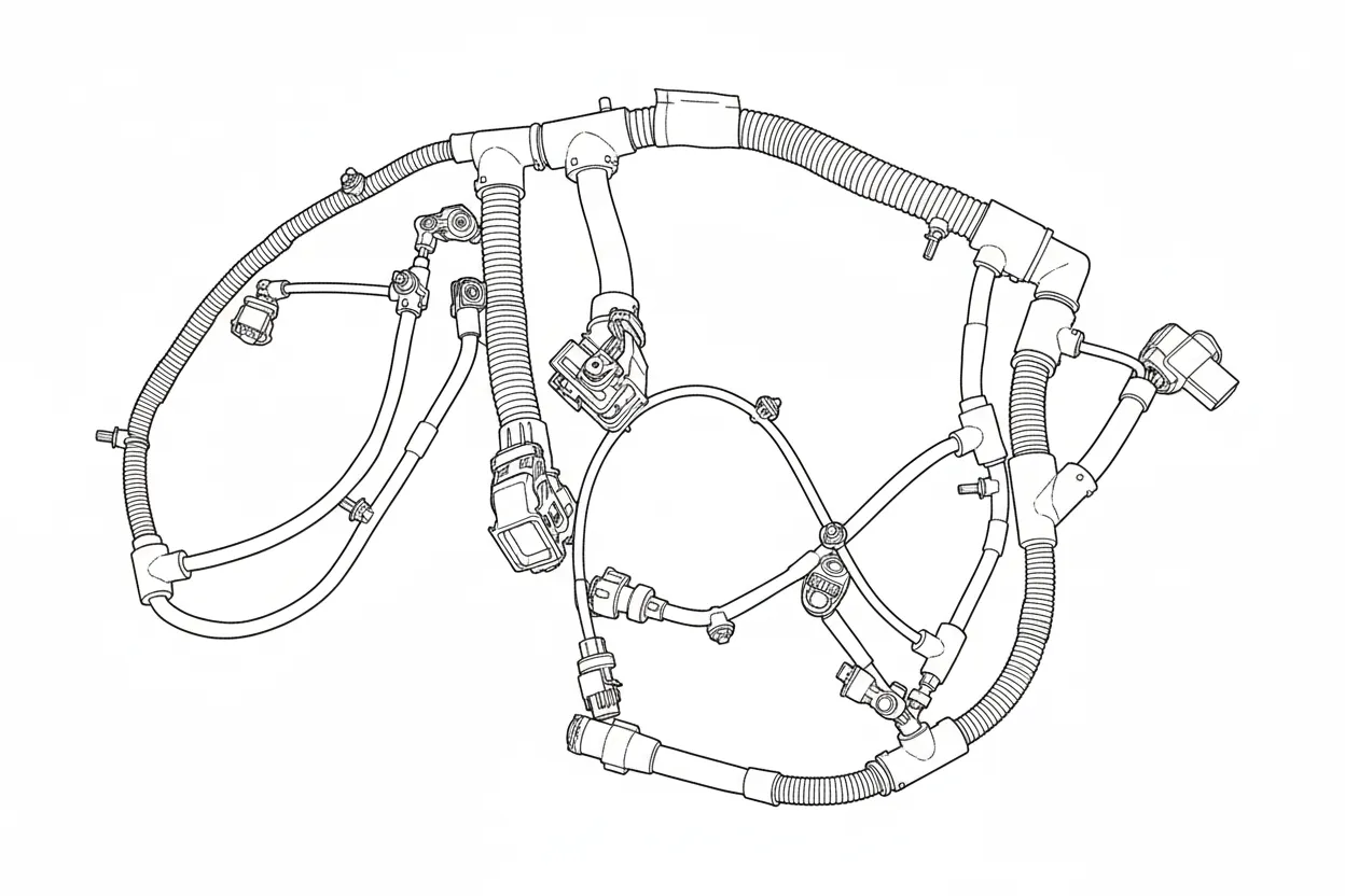 MOTOR HARNESS GENUINE IVECO - 504112899