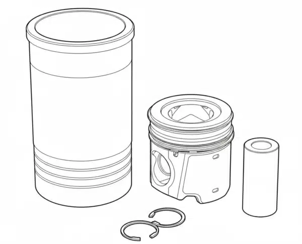 KIT PISTON/CYLIN. GENUINE IVECO - 2991956